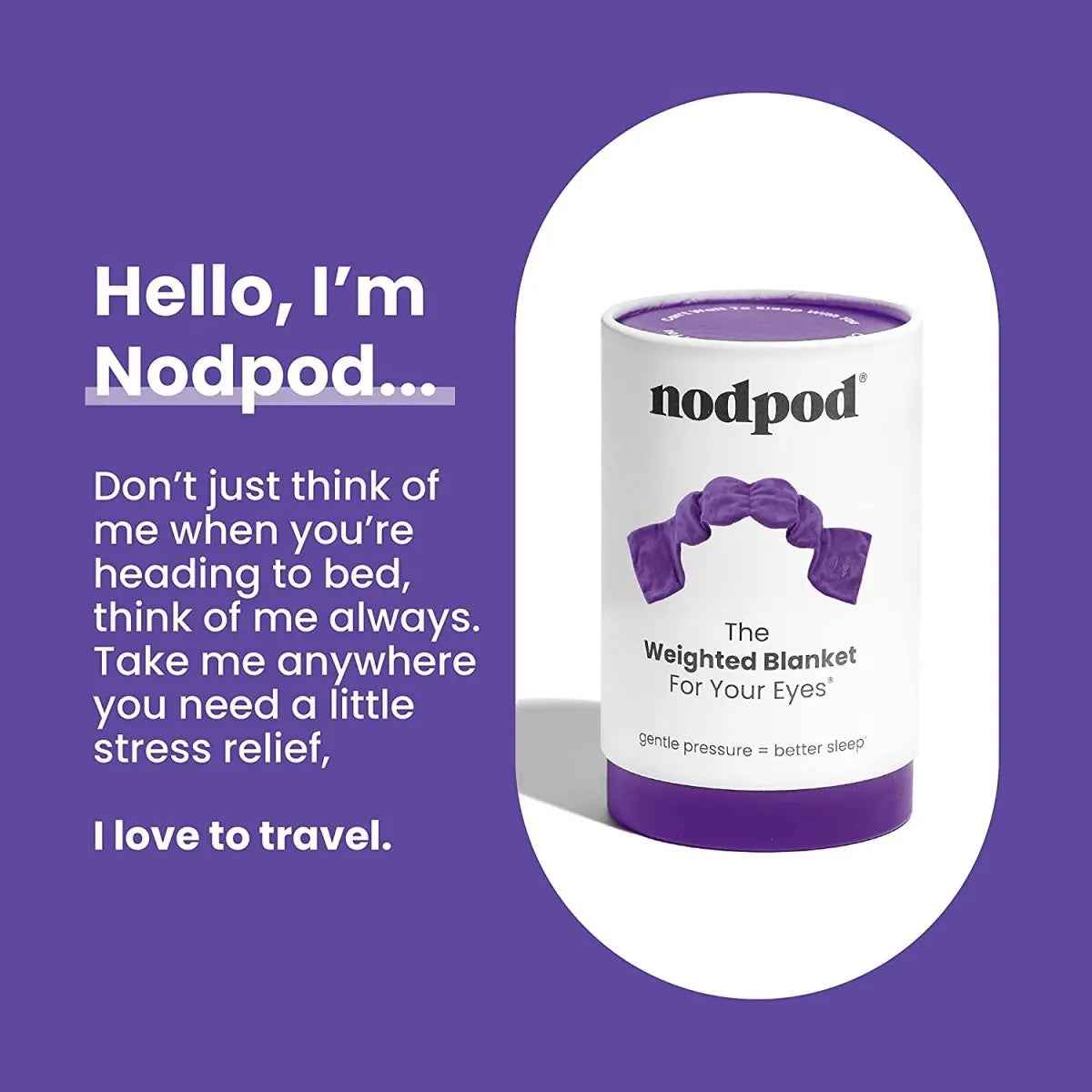 Nodpod Sleep Mask #1Canada Weighted with gentle pressure,Better Sleep ...