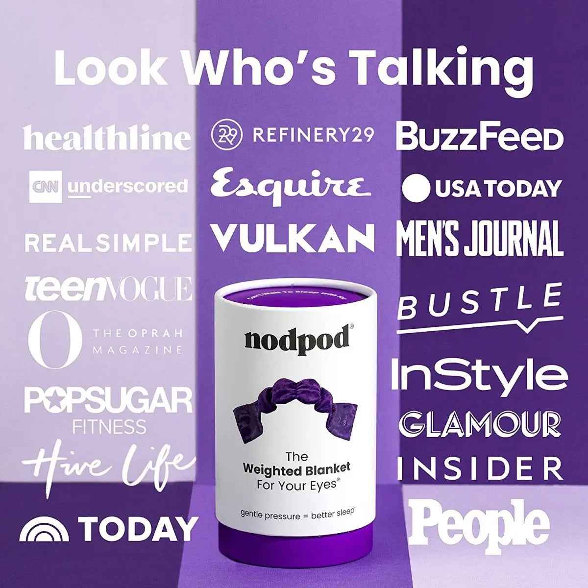 Nodpod Sleep Mask #1Canada Weighted with gentle pressure,Better Sleep ...